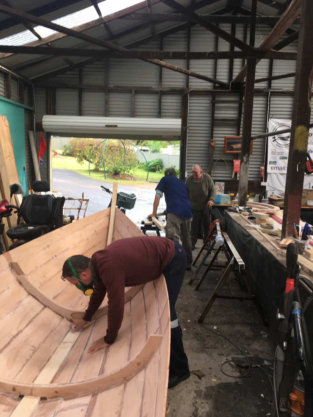 Day 45, Glueing the Keelson Boat 2 – Denmark Rowers