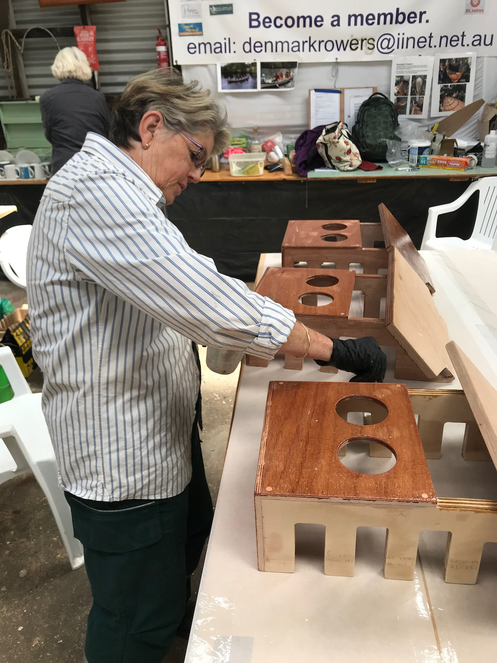 Day 121, Magic coating of resin – Denmark Rowers